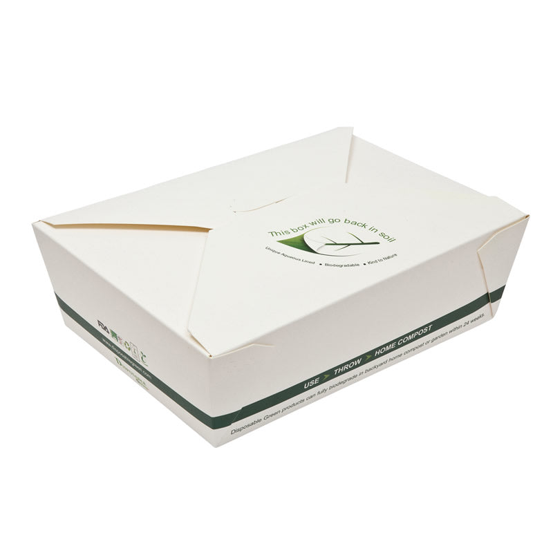 1900ml NEXTGEN Takeaway Boxes - Disposable Green