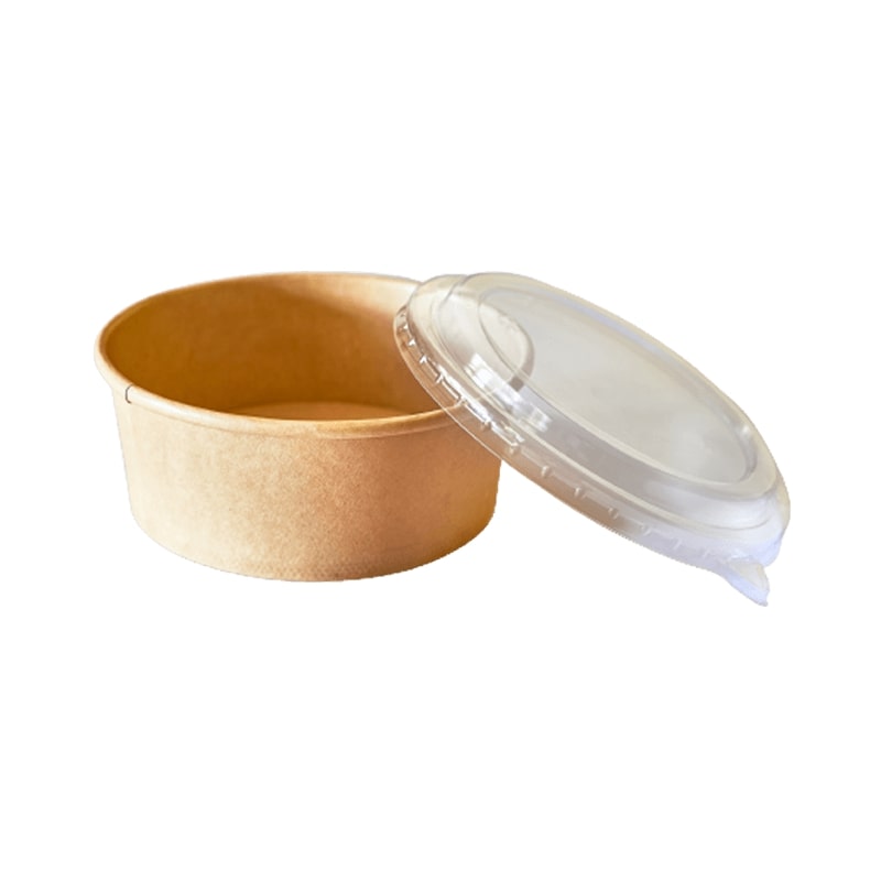Sample- 32oz (900ml) Kraft paper bowl - Disposable Green